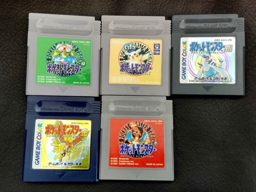 Gameboy Color Pokemon Collection – Select GB GBC Titles Japan Import ...