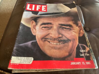 LIFE MAGAZINE JANUARY 13, 1961, CLARK GABLES LAST FILM, VERY GOOD | eBay