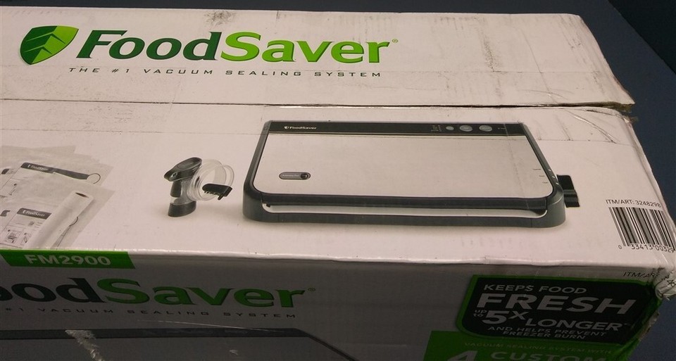 FoodSaver Vacuum Sealing System with Handheld Sealer Attachment FM2900 ...