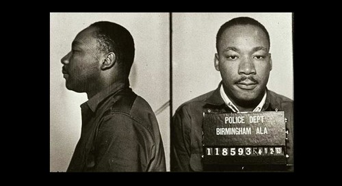 1963 Martin Luther King Jr Birmingham Jail MUG SHOT PHOTO Black Civil ...