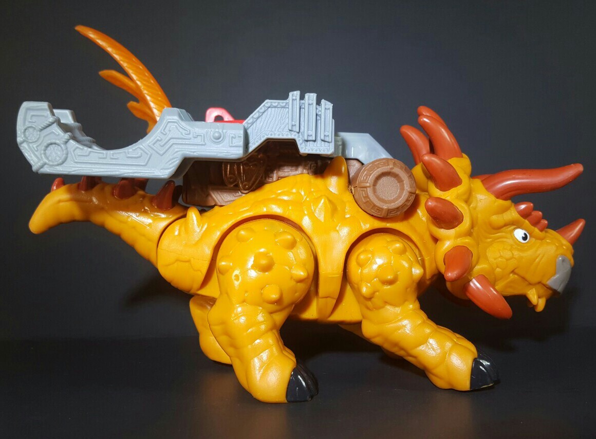 Imaginext Triceratops Combat Caveman Catapult Fisher Price Dinosaur ...