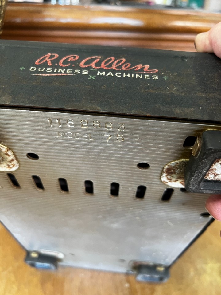 Vintage R. C. Allen Business Machines Model Model 75 Adding Machine | eBay