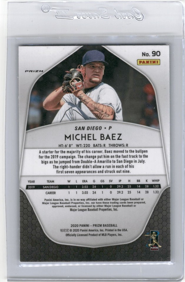 MICHAEL BAEZ 2020 PRIZM RED WHITE & BLUE PRIZM ROOKIE PADRES | eBay