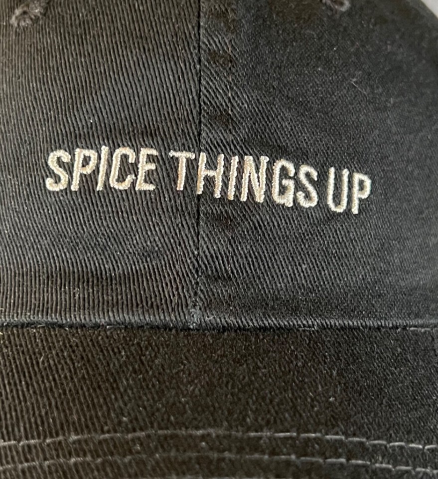 Bacardi Rum Spice Things Up - Black Embroidered Ball Cap Hat - New | eBay