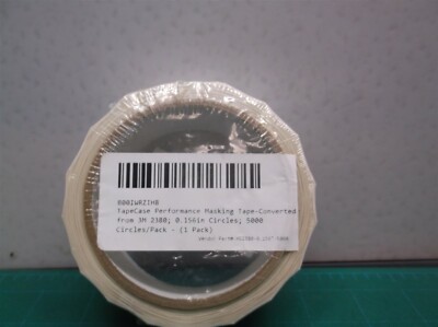 3M 2380 Performance Masking Tape HD2380 0.156" Circles Crepe Paper Tan ...