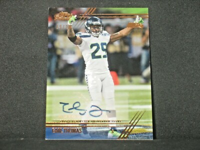 Earl Thomas 2014 Topps Prime Autograph Bronze (19/25) Seattle Seahawks ...