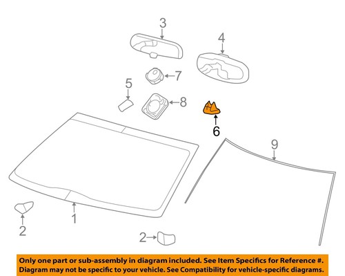 FORD OEM 11-14 F-150 Windshield Glass-Compass BL3Z19A548B | eBay