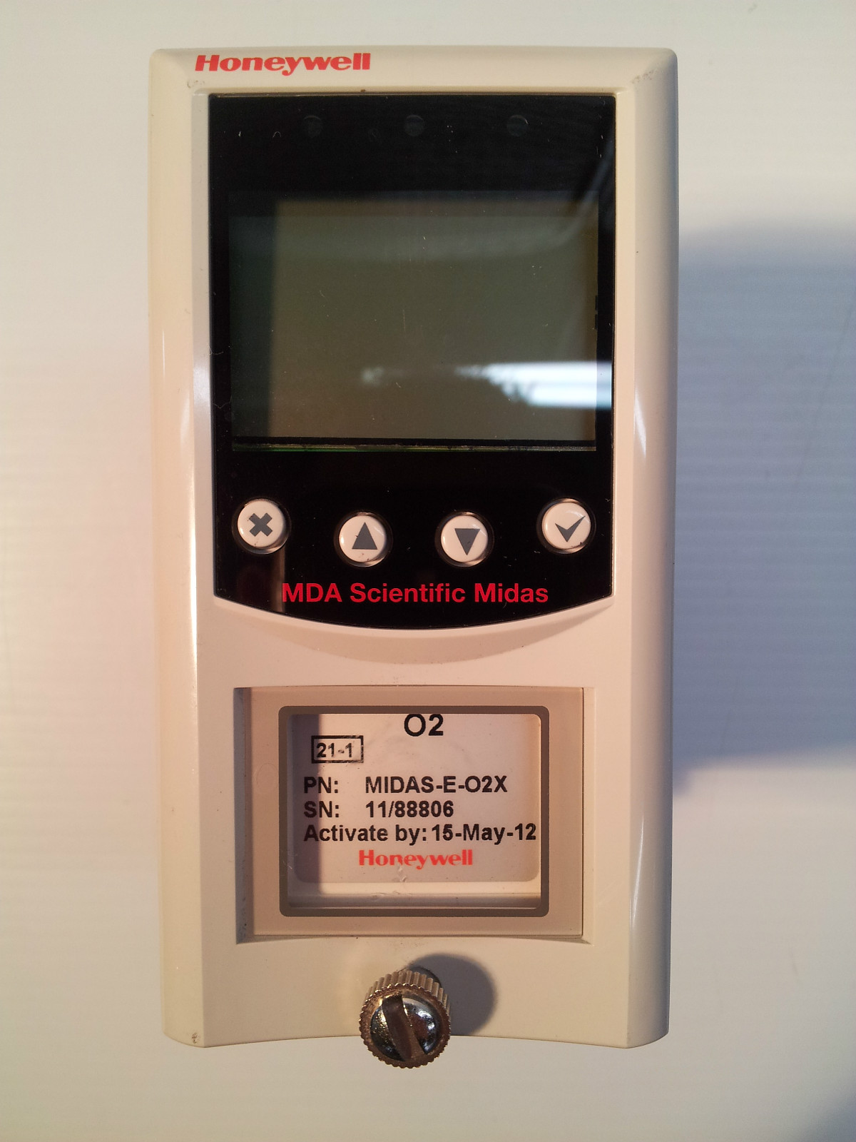 HONEYWELL MIDAS T-001 GAS DETECTOR with MIDAS E-02X SENSOR CARTRIDGE | eBay