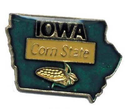 Hat Pin U S State of Iowa NEW Lapel Pin Push Pin | eBay