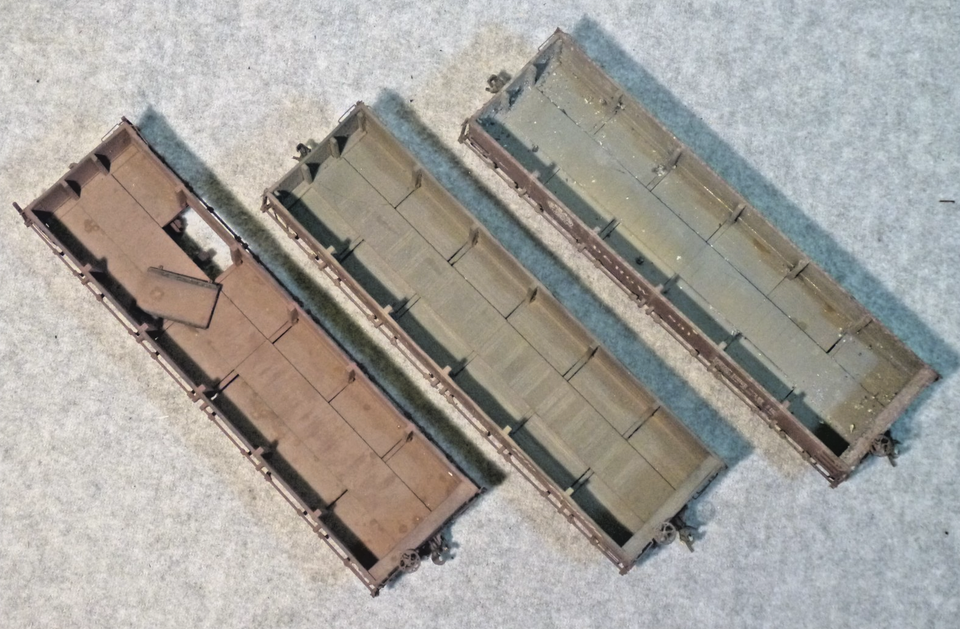 Three (3) On3 Scale D&RGW Drop Bottom Gondola, Painted and Weathered | eBay