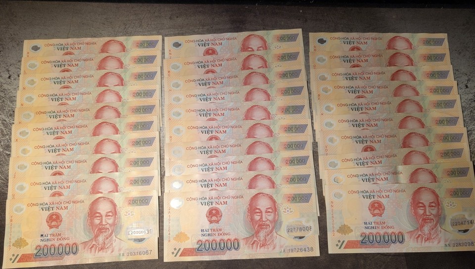 200,000 Vietnamese Dong Banknote VND Vietnam - FREE SHIPPING | eBay