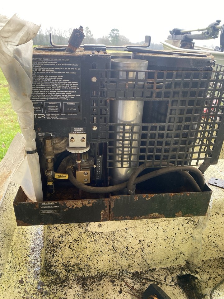 Hunter Military Space Heater Small Off Grid Portable Multi-Fuel 2001 | eBay