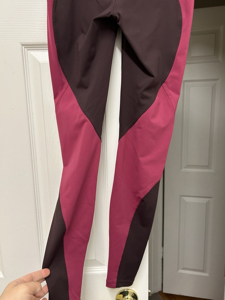 Lululemon Wake & Train Tights 28” – Black Satin / Star Ruby, Size 6 | eBay