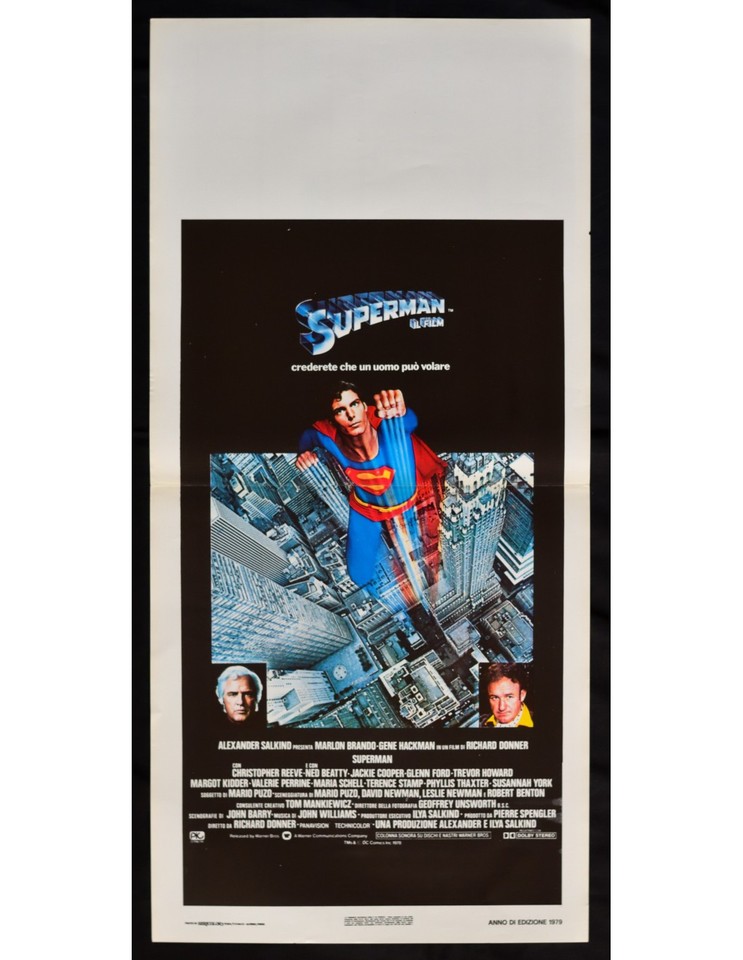 Superman Poster Christopher Reeve Marlon Brando Trevor Howard Ford B316 ...