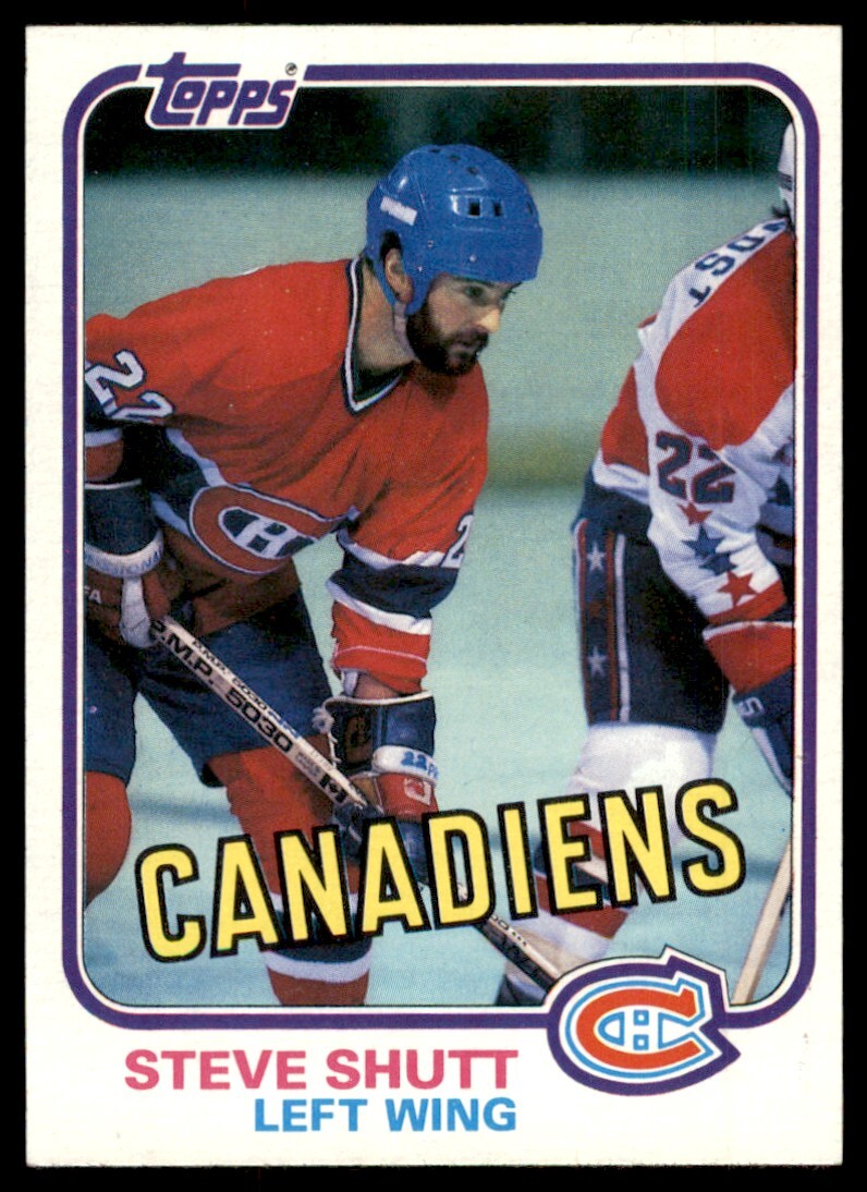 1981-82 Topps Steve Shutt Montreal Canadiens #34 | eBay