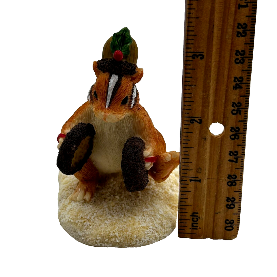 Fitz & Floyd Charming Tails CHAUNCEY'S NOISEMAKERS Chipmunk Squirrel ...
