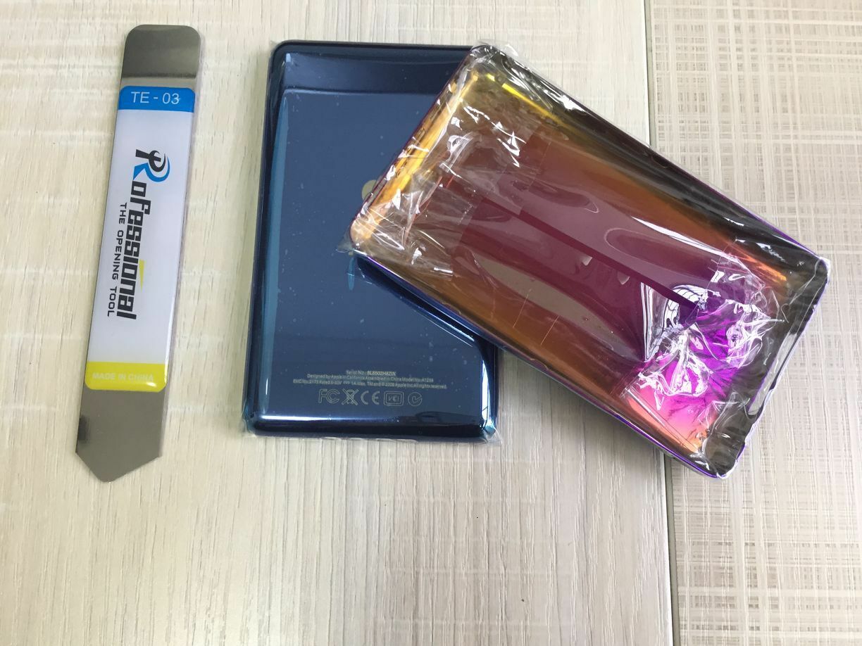 BLUE Rear Back Plate Housing Case Cover Panel For iPod 6th Classic 80GB ...