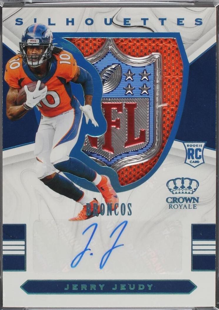 2020 Panini Chronicles - Crown Royale Silhouette Autographs Jerry Jeudy ...