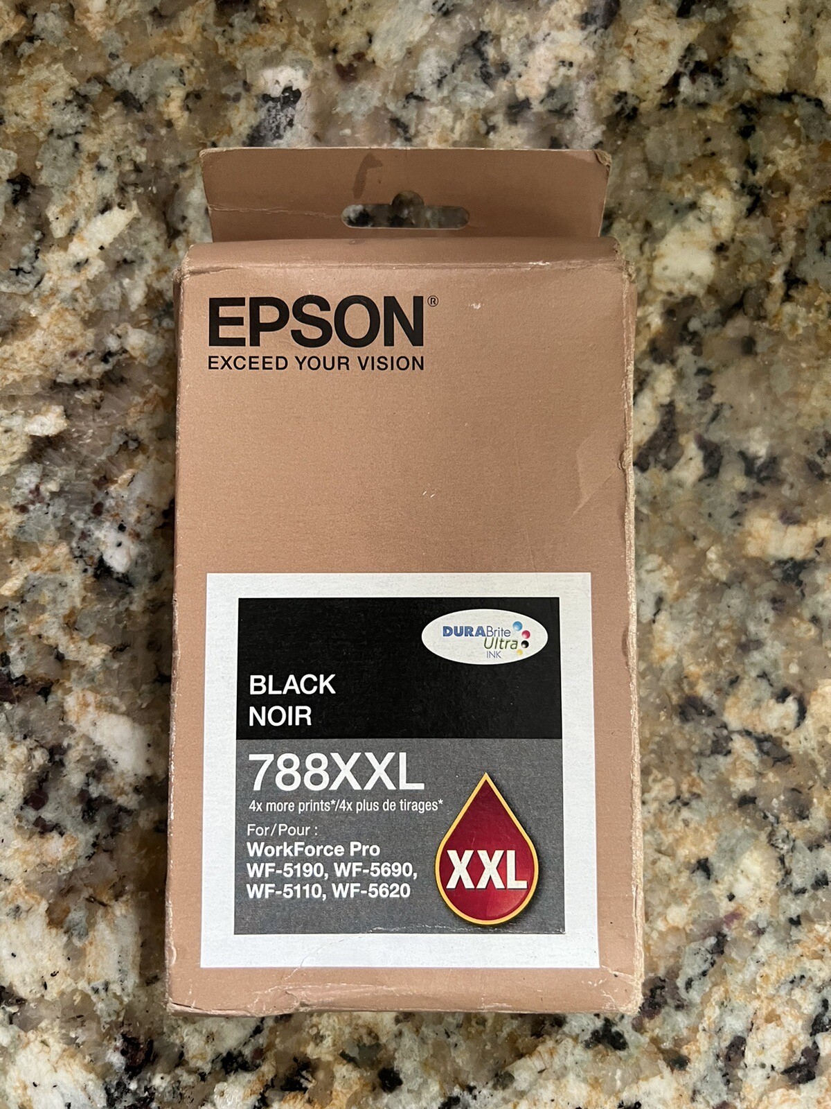 Epson T788 DURABrite Ultra XXL Black Ink Cartridge T788XXL120 for sale ...