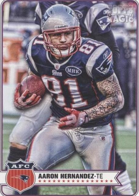 2012 Topps Magic - Aaron Hernandez #147 for sale online | eBay