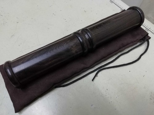 Solid Ebony Wood Tai Chi Wu Shu Ruler Stick Martial Arts Shaolin Kung ...