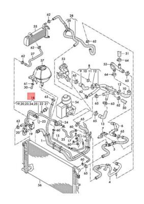 Genuine VW Crafter 2EA 2EB 2ED 2EE 2EH 2EK Coolant Hose Only For ...