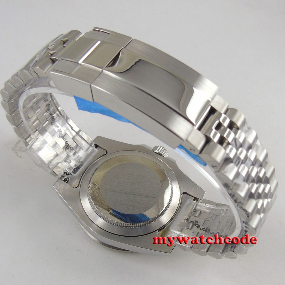 40mm 316L Steel Automatic Watch Case Fit ETA 2836 8215 8205 2813 3804 ...