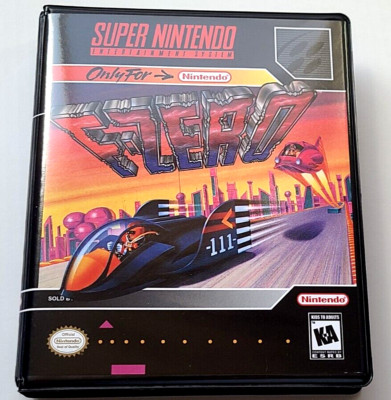 F-Zero Fzero CASE ONLY Super Nintendo SNES Box BEST Quality Available ...