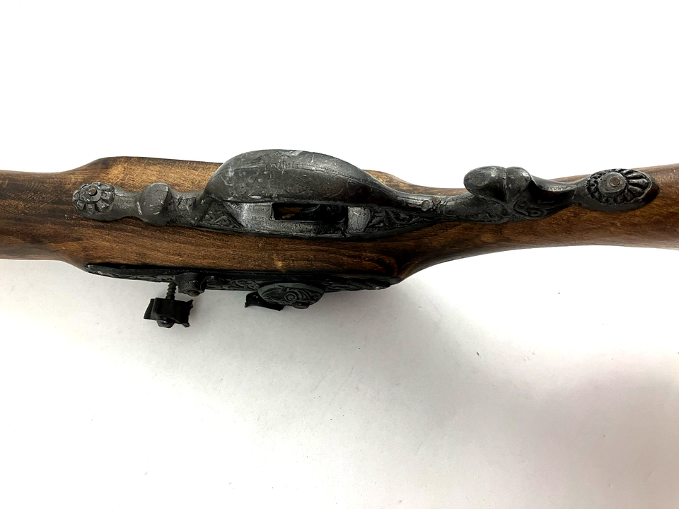 Vintage Blunderbuss Style Decorative Toy Prop Gun - Wood & Metal Ornate ...