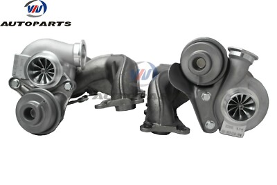 NEW Improved V3 TD04-19T Billet Twin Turbochargers for BMW 335i 3.0L ...