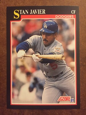 Stan Javier 281 Score 1991 MLB Baseball Trading Card | eBay