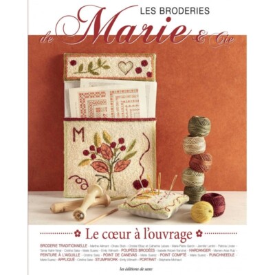 French Broderie Cross Stitch magazine Marie & Cie No.12 | eBay