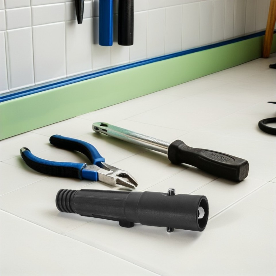 2 Pcs Mop Rod Plastic Tip Handle Threaded End Broom Pole Adapter | eBay