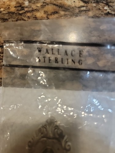 New In Package Wallace ROSE POINT SERVER, 6 LUNCHEON KNIVES 1 COLD MEAT ...