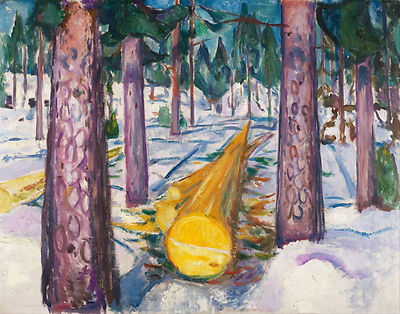 Edvard Munch The Yellow Log Canvas 16 x 20 | eBay