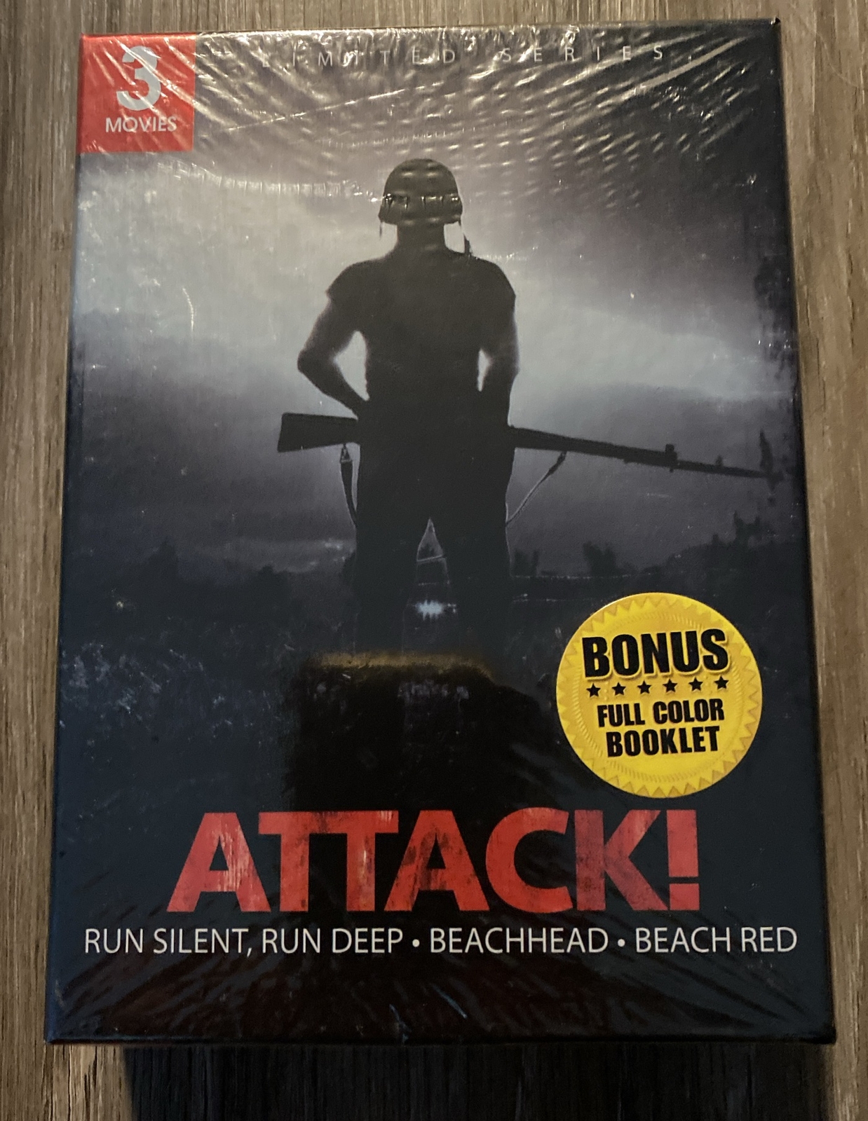 Attack: Run Silent, Run Deep/Beachhead/Beach Red (DVD, 2011) for sale ...