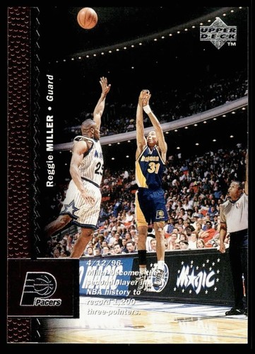 1996-97 Upper Deck Reggie Miller Indiana Pacers #52 | eBay
