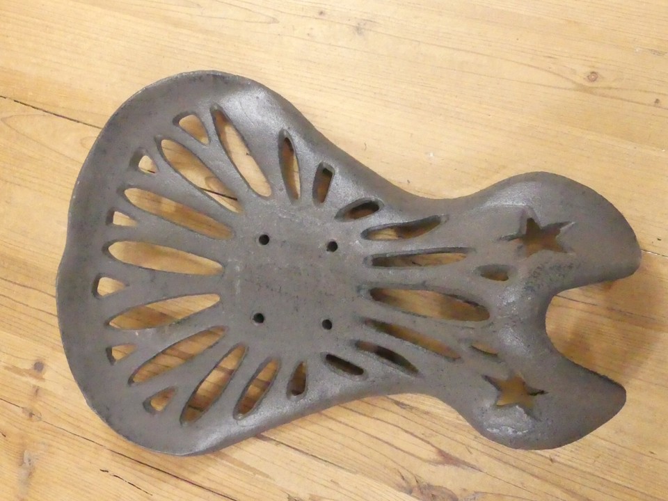 Cast Iron Saddle Bar Stool Seat Stand Rack Decoration Horse Ranch Farm ...