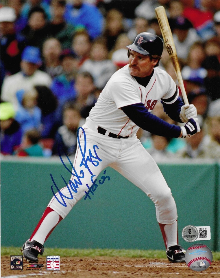 Wade Boggs Signed 8x10 Photo Autographed BAS Boston Red Sox HOF 40 | eBay