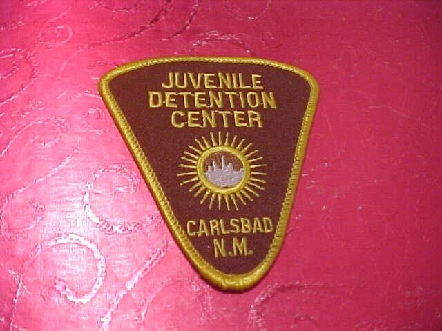 CARLBAD NEW MEXICO JUVENILE DETENTION POLICE PATCH SHOULDER SIZE 3 1/2 ...