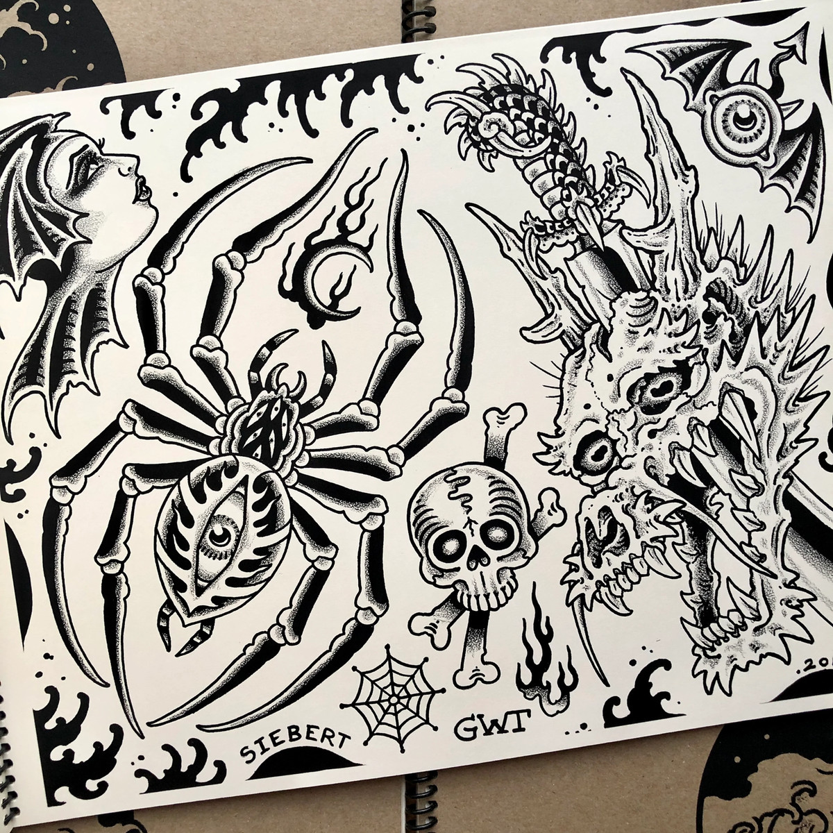 Traditional Spider Flash