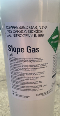 Slope Gas: 10% CO2, Bal. N2 - UN1956 - Compressed Gas, N.O.S 20std. Cu ...