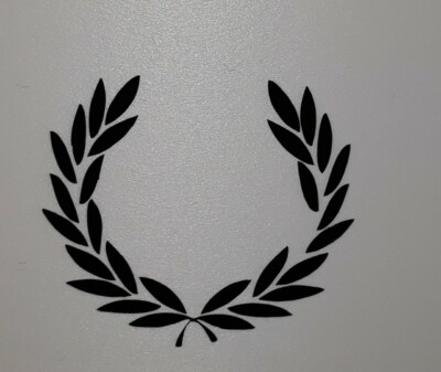 Fred Perry wreath 2"x2" Car Scooter lambretta vespa CamperVan Decal ...