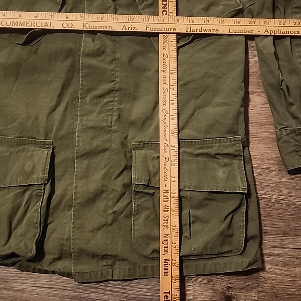 Vintage Vietnam OG 107 Small Jungle Jacket Tropical Coat Poplin Slant ...