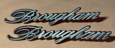 Pair OEM Ford Mercury Brougham Emblems Nameplates Badge C7MB-5450400 -A ...