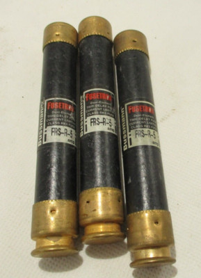 NEW LOT OF 3 BUSSMANN FUSETRON FRS-R-5 5A/AMP FUSE | eBay