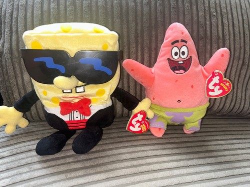 Ty Tuxedo Spongebob Square pants And Patrick Star Bundle With Tags | eBay