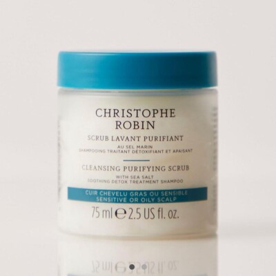 NEW Christophe Robin Cleansing Purifying Scrub with Sea Salt 5 Oz. Hair ...