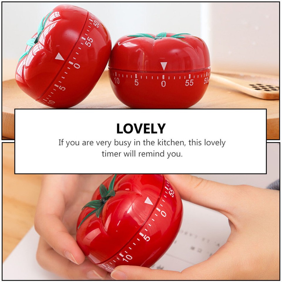 2PCS commercial kitchen timer Cute Visual Timer Clock Fruit Shape Timer ...