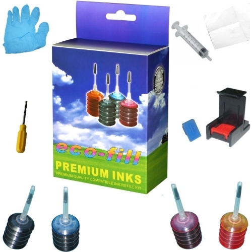 Eco-fill Canon Pixma Ink Cartridge Refill Kit PG 510 512 CL 511 513 ...